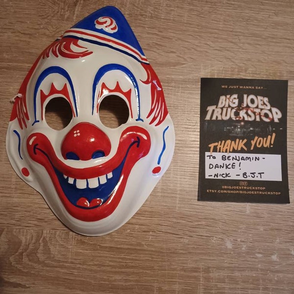 The 'clown' Mikey Adult Clown Mask 'clean' - Etsy