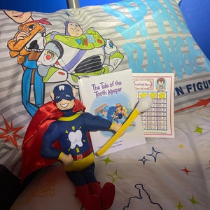 Tooth Fairy's Tale, Baby Teeth Keepsake Book for Girls - Etsy