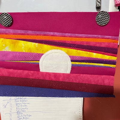 Sorbet Sunset Quilt Pattern, Sunset Foundation Paper Piecing Quilt ...