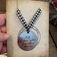 Your Handwritten Ornament personalized Christmas Ornaments Your ...