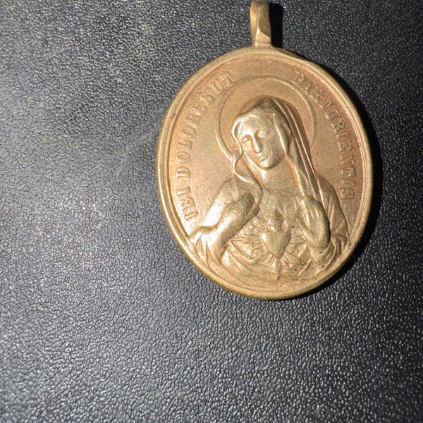 Rolled Gold First Holy Communion Medal—chalice & Host, Baptism Shell ...