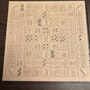 Ten Thousand Dice Game Template: Laser Cut SVG, Printable PDF (instant ...