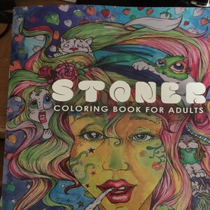Stoner Coloring Book for Adults, Weed Stuff, Adult Coloring Book ...