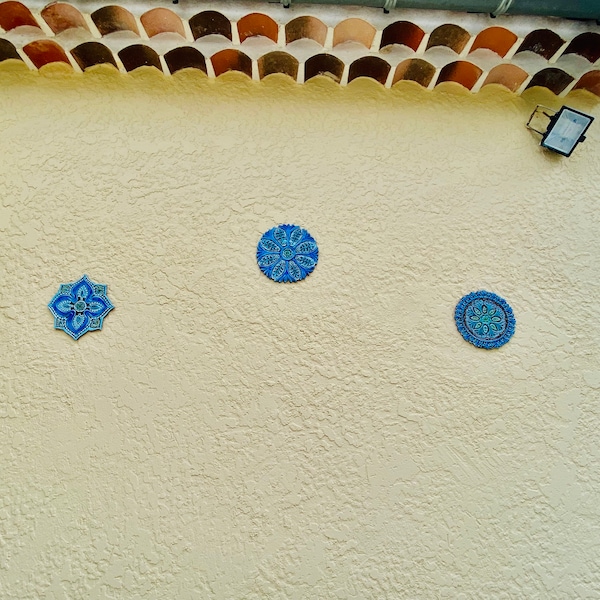 Moroccan Ceramic Tile Art for Lounge, Wall Tile Design, Decorative Tile ...