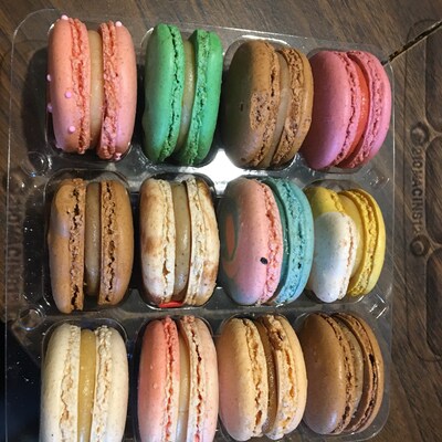 Basketball French Macarons 6 12 or 24 Choose Your Flavors - Etsy
