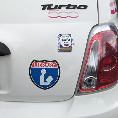 Support SCHOOL Libraries Book Sticker Library Science Books - Etsy