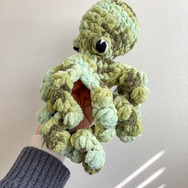 NO-SEW Crochet PATTERN: Paula the Octopus english/français - Etsy