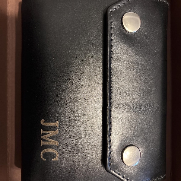 Signal Blocking Faraday Key Pouch Custom Leather RFID Car Key Fob Case ...