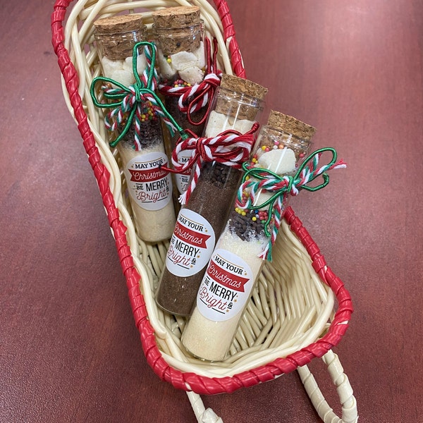 Hot Chocolate Wedding Favour in Tube, Personalised, Hot Chocolate With ...
