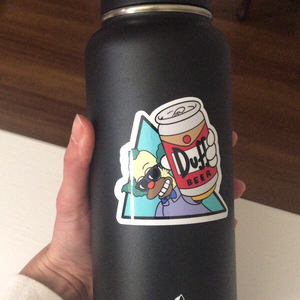 Krusty Sticker, Duff Beer Sticker, the Simpsons Stickers, Laptop ...