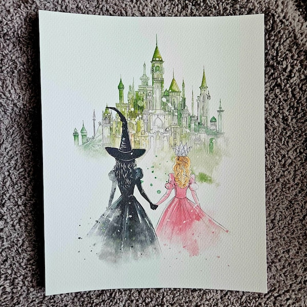 Wizard of Oz Illustration, Wicked Witch of the East, Glinda the Good ...