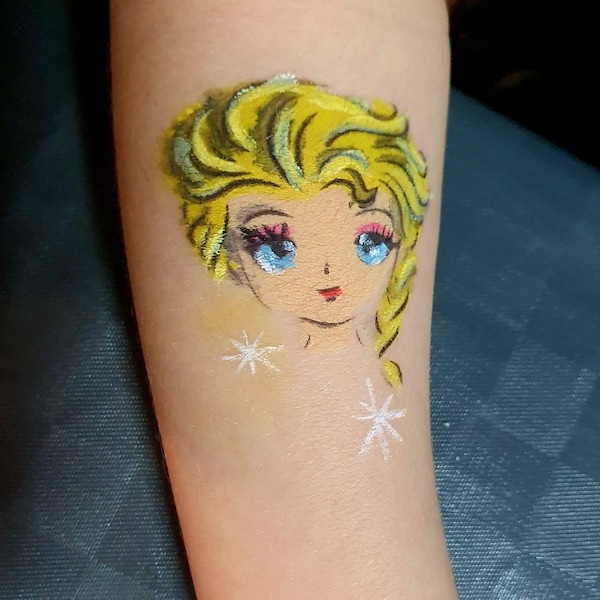 Face Paint Menu Board, Face Paint Word Board, Face Paint Common Design ...