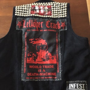 Leftover Crack BACK PATCH Anarcho Punk Crust Ska Choking | Etsy