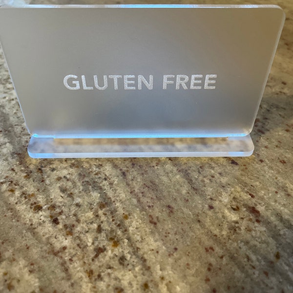 Acrylic Buffet Food Labels / Small Acrylic Food Signs With Stands ...