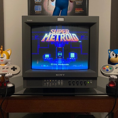 Sony PVM-14L5 14 Monitor Retro Gaming CRT 240p 480p 720p 1080i RGB - Etsy