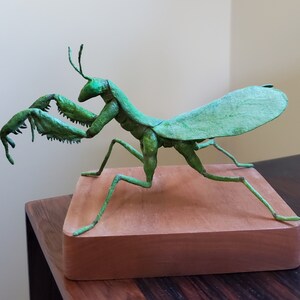Praying Mantis Soft Sculpture Art Figurine - Etsy
