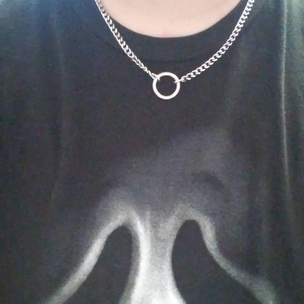 Vuro Silver Chain Link Bracelet in Stainless Steel Grunge Aesthetic ...