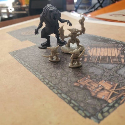 Mutant Mole Rat 3D Printed Resin Miniature Tabletop Role Playing ...