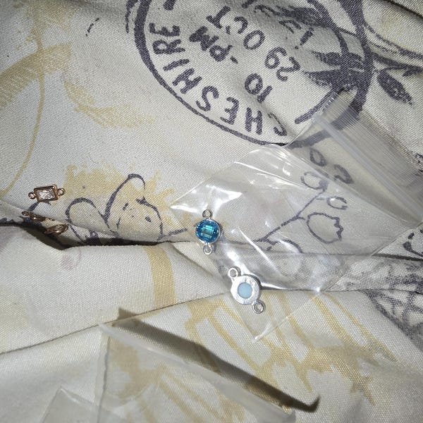 925 Sterling Silver Rectangular 4-prong Settings Different Sizes ...