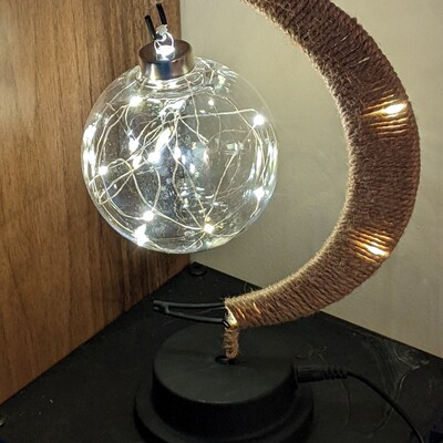 Moon String Night Light USB Night Light Gift Idea for Friends - Etsy