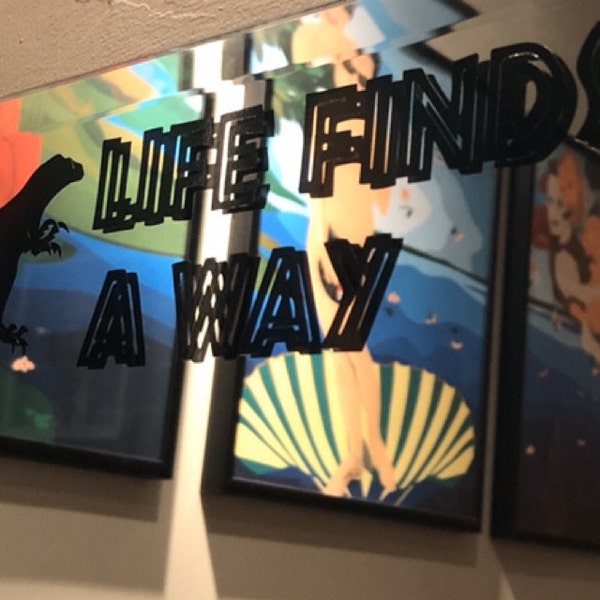 Life Finds A Way Custom Vinyl Sticker - Etsy