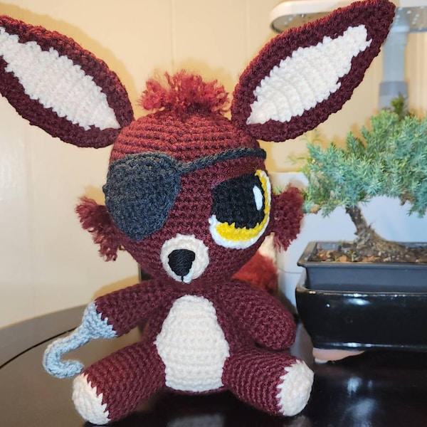 Five Nights at Freddy's Foxy Crochet Pattern - Digital Download. This ...