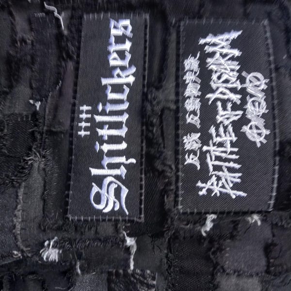 DISCHARGE Back Patch two Option - Etsy