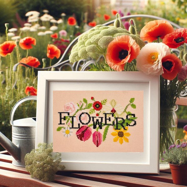 When I Think of June - Cross Stitch Chart - Digital Copy - Etsy