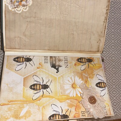 Bee Journal Pages, Digital Junk Journal Papers, Honey Bee Printable Kit ...