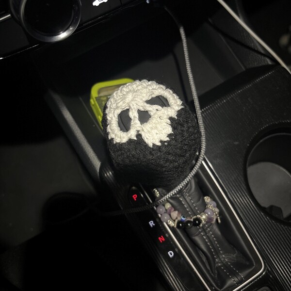 Black Glow-in-the-dark Skull Steering Wheel Cover (custom Colors Upon ...