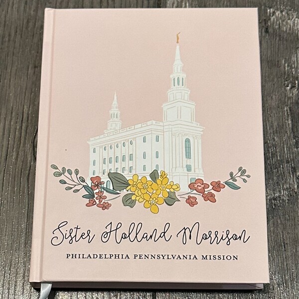 Custom Mission Map Journal, Personalized Name Notebook, Missionary ...