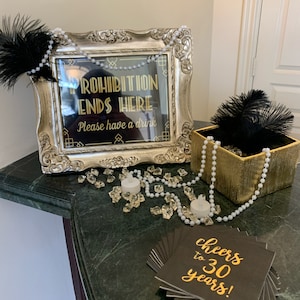 5 Bootlegger Prohibition Labels, Speakeasy Labels, Gatsby Party Props ...