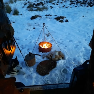 Forged Campfire Cooking Trivet - Etsy