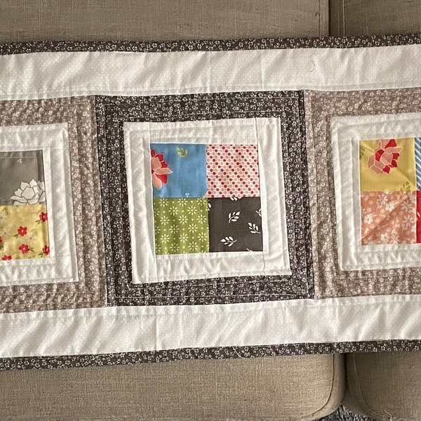 Scrappy Patchwork Table Runner Pattern - PDF Only - Etsy