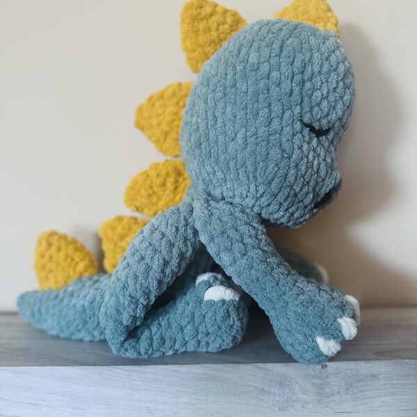 Sleepy Snuggle-saurus Rag Doll Crochet PATTERN / Rag Doll Pattern ...