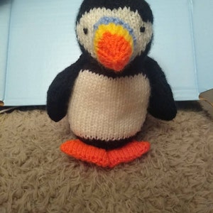 Puffin Knit Kit All You Need to Knit a Cute Puffin Barry the Puffin ...