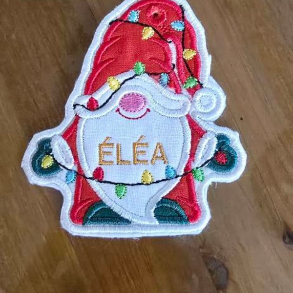 Santa Ornament in the Hoop Embroidery Design Christmas Ornament in the ...