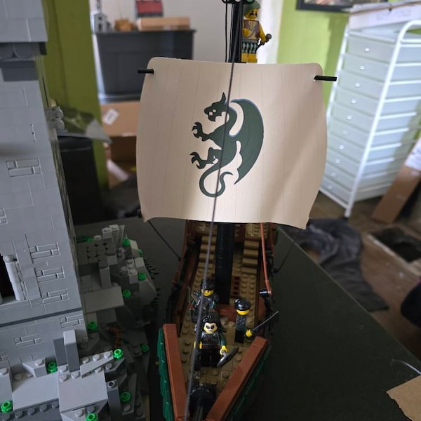 Lego Castle - Fabric Flags, Various Styles and Factions. Minifigure ...