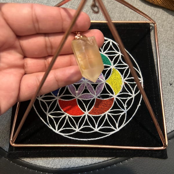 Pure Copper Pyramid Energizer for Energizing Crystals, Pendulums and ...