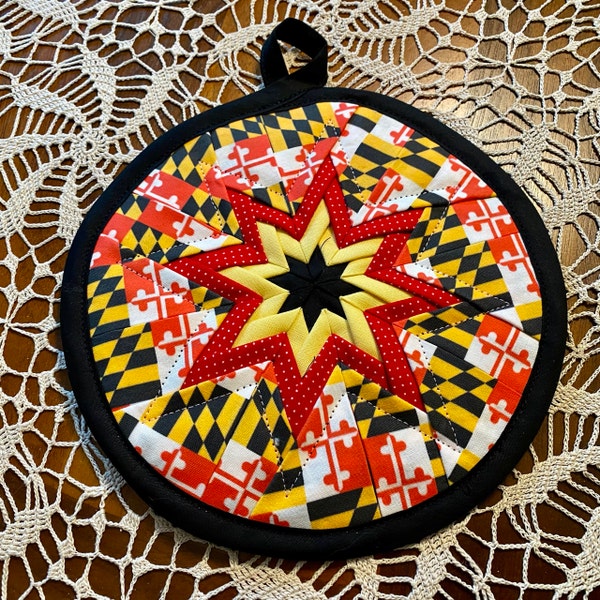 Square Folded Star Potholder Pattern -PDF - Etsy