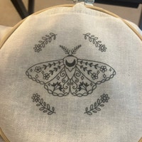 Printable Insects Embroidery Patterns Sheet, Butterfly Hand Embroidery ...