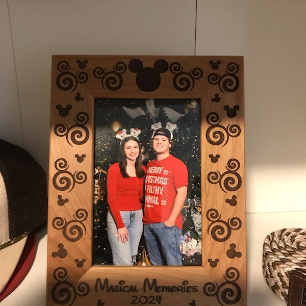 Disneyland, Disneyworld Premade Picture Frames, 2 Sizes: 5x7 and 4x6 ...