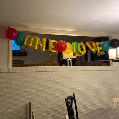 16 GOLD Letter/number Balloons Create Your Balloon Banner Gold Foil ...