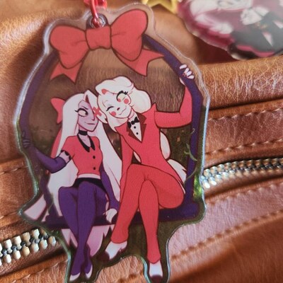 Angel Dust Hazbin Hotel Paper Craft Standee - Etsy