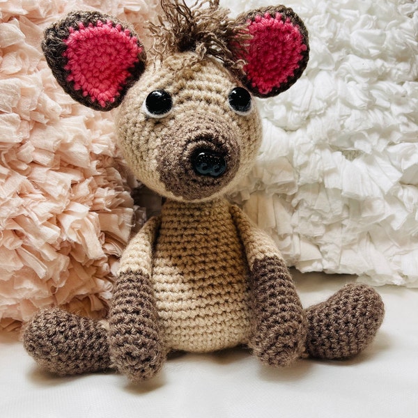 Hyena Crochet Pattern, Crochet Hyena, Amigurumi, Hyena Pattern, Hyena ...