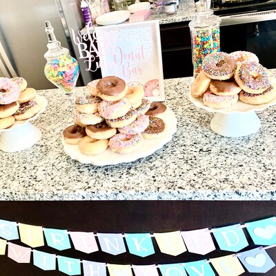 Pastel Sprinkled With Love Banner / Baby Sprinkle Banner - Etsy