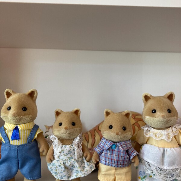 Mulberry Raccoon Family ~ Calico Critters | Sylvanian Families ...