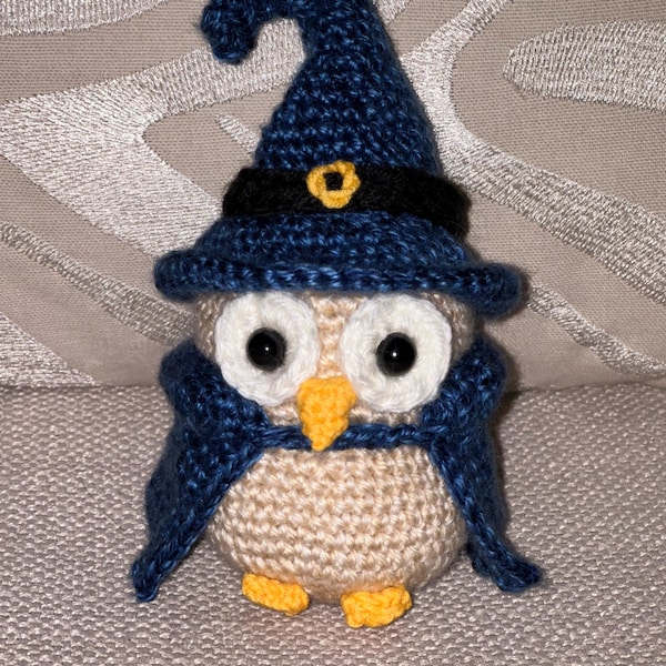 Owl Wizard Crochet Pattern , Amigurumi Mini Magical Animal Crochet PDF ...