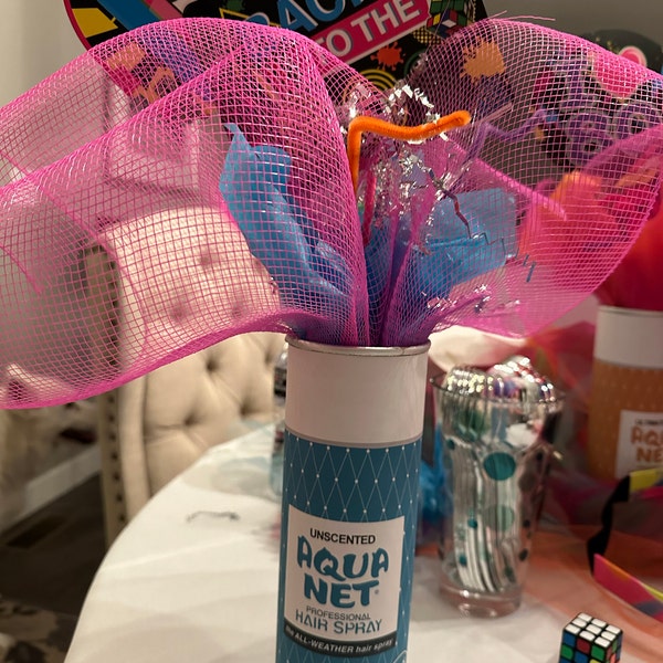 Aqua Net 80s PRINGLES Can Labels -- DIGITAL Printable Party Decor - Etsy