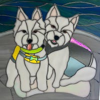Boxer Dog Digital Stained Glass Pattern - Includes Printable Pages and ...